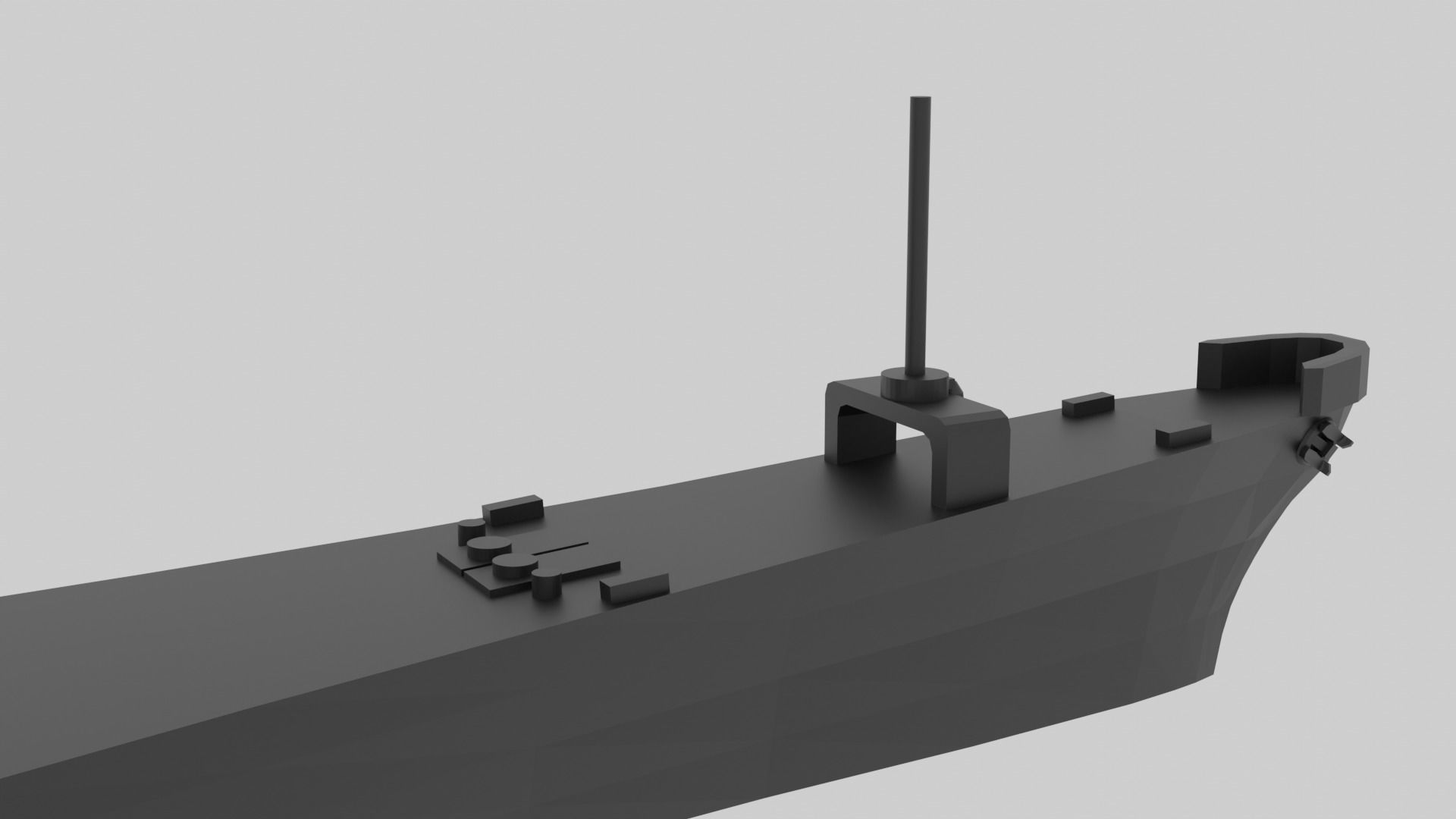 USS New Jersey - Model for small scale printing 3D model 3D printable ...