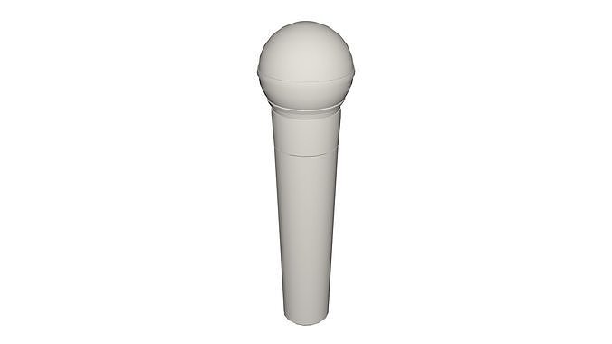 3D model Microphone VR / AR / low-poly | CGTrader