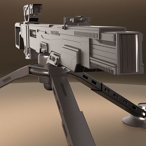 Sci-Fi Snipe 3D model | CGTrader