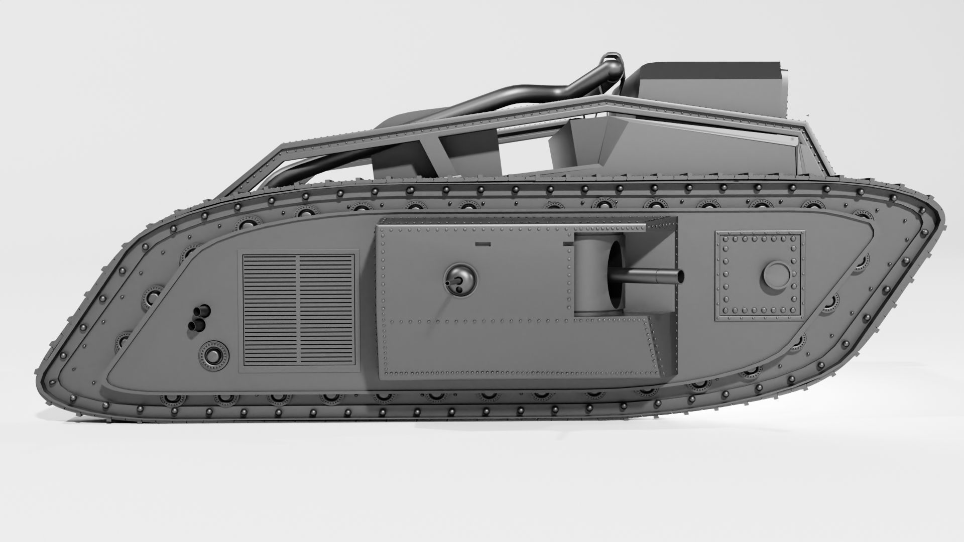World war Tank 3d Print 3D model 3D printable | CGTrader
