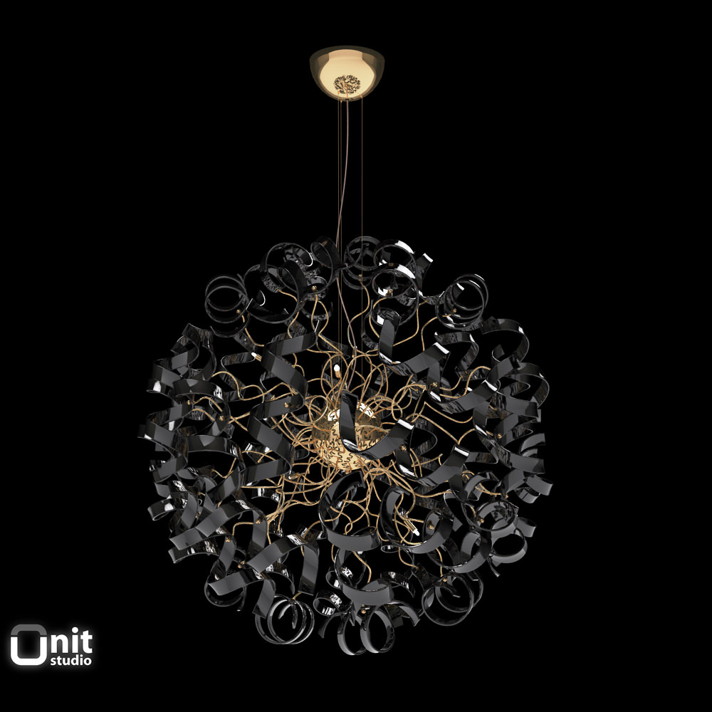 Pendant light Astro MetalLux 48 pieces 3D model | CGTrader
