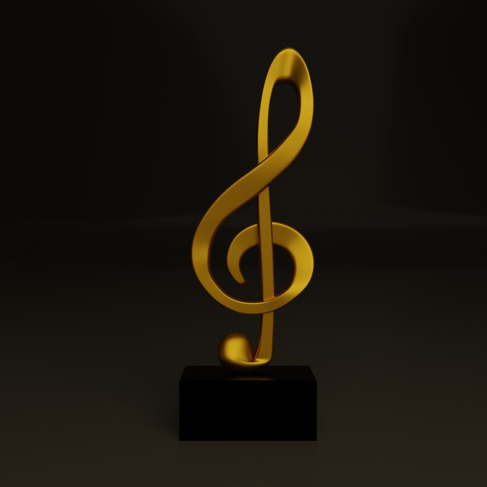 Music Notes 3D model 3D printable | CGTrader
