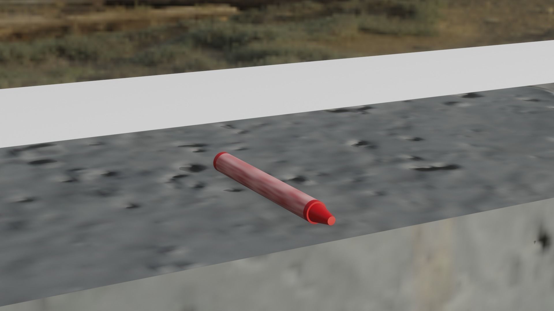 3D model Crayon Red and Blue VR / AR / low-poly | CGTrader