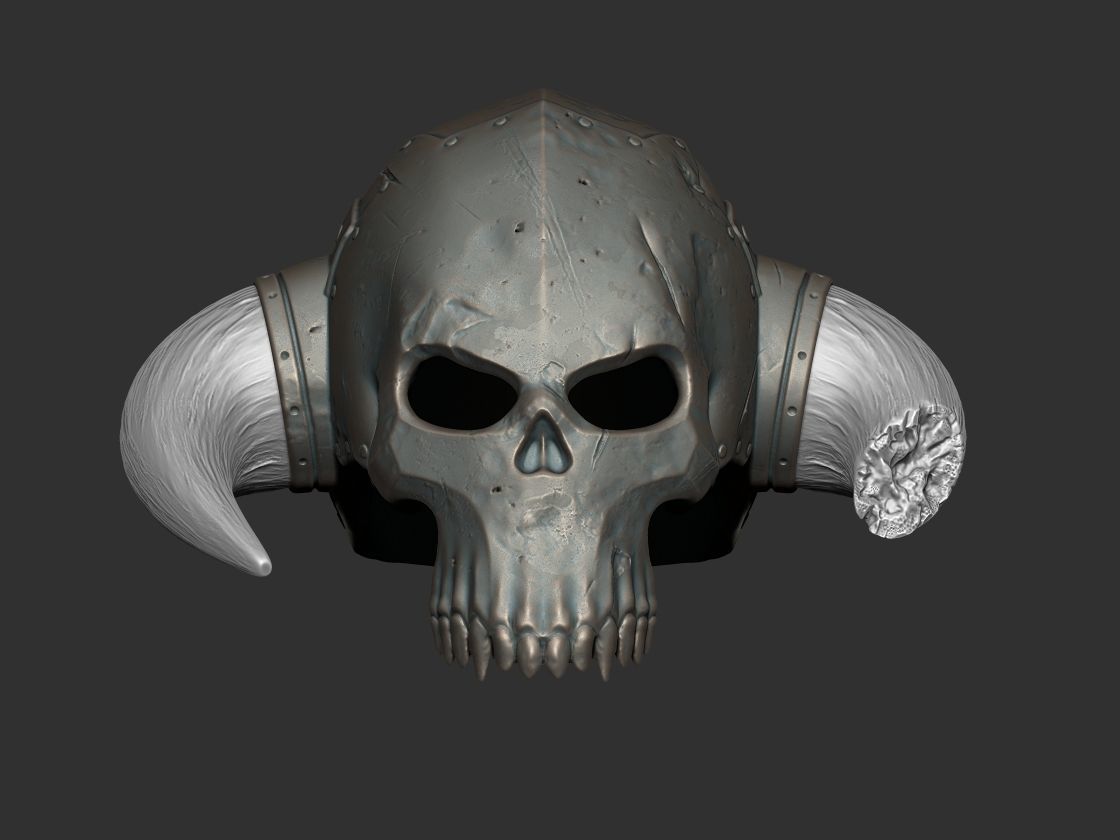 skull helmet wearable STL for 3d printer 3D model 3D printable | CGTrader