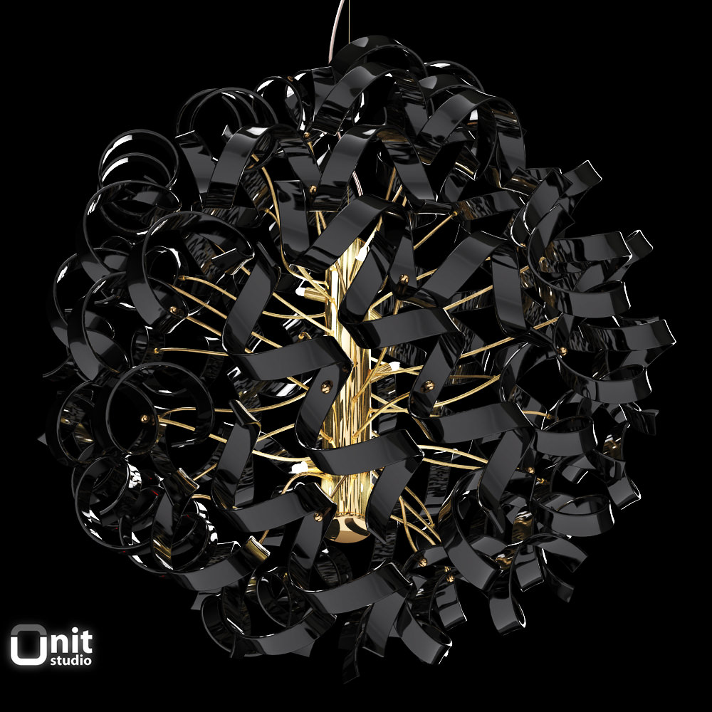 Pendant light Astro MetalLux 42 pieces 3D model | CGTrader