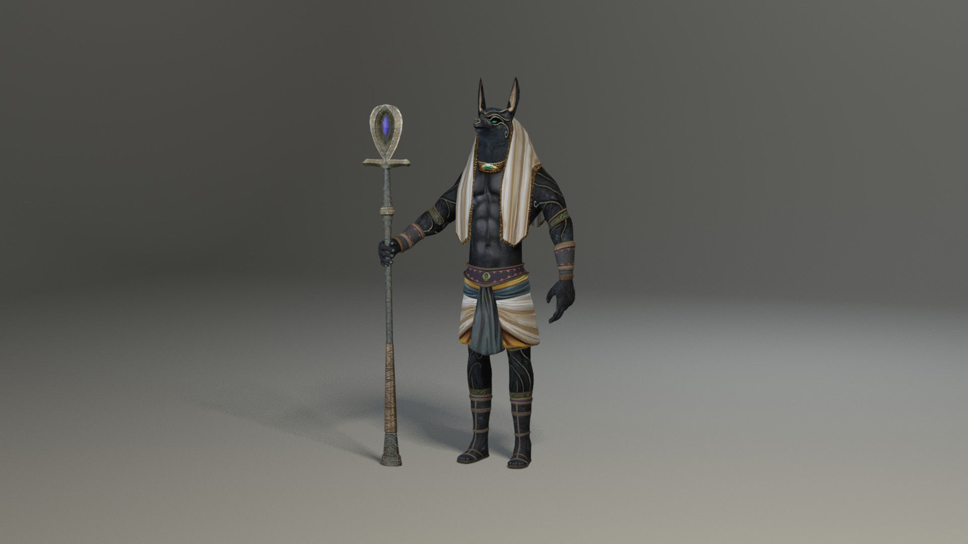 3D model Anubi divinity VR / AR / low-poly | CGTrader