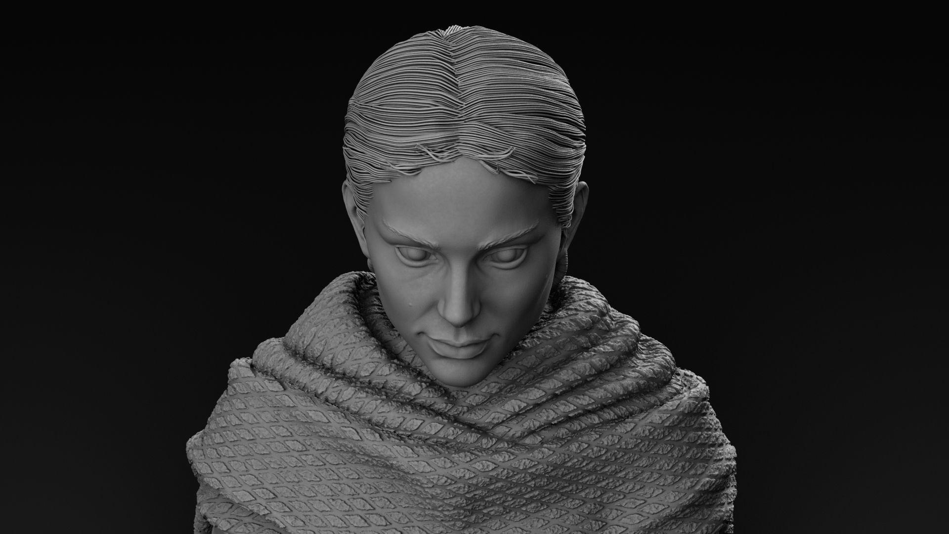Natalie Portman - Padme Amidala - Star Wars Episode II 3D model 3D ...