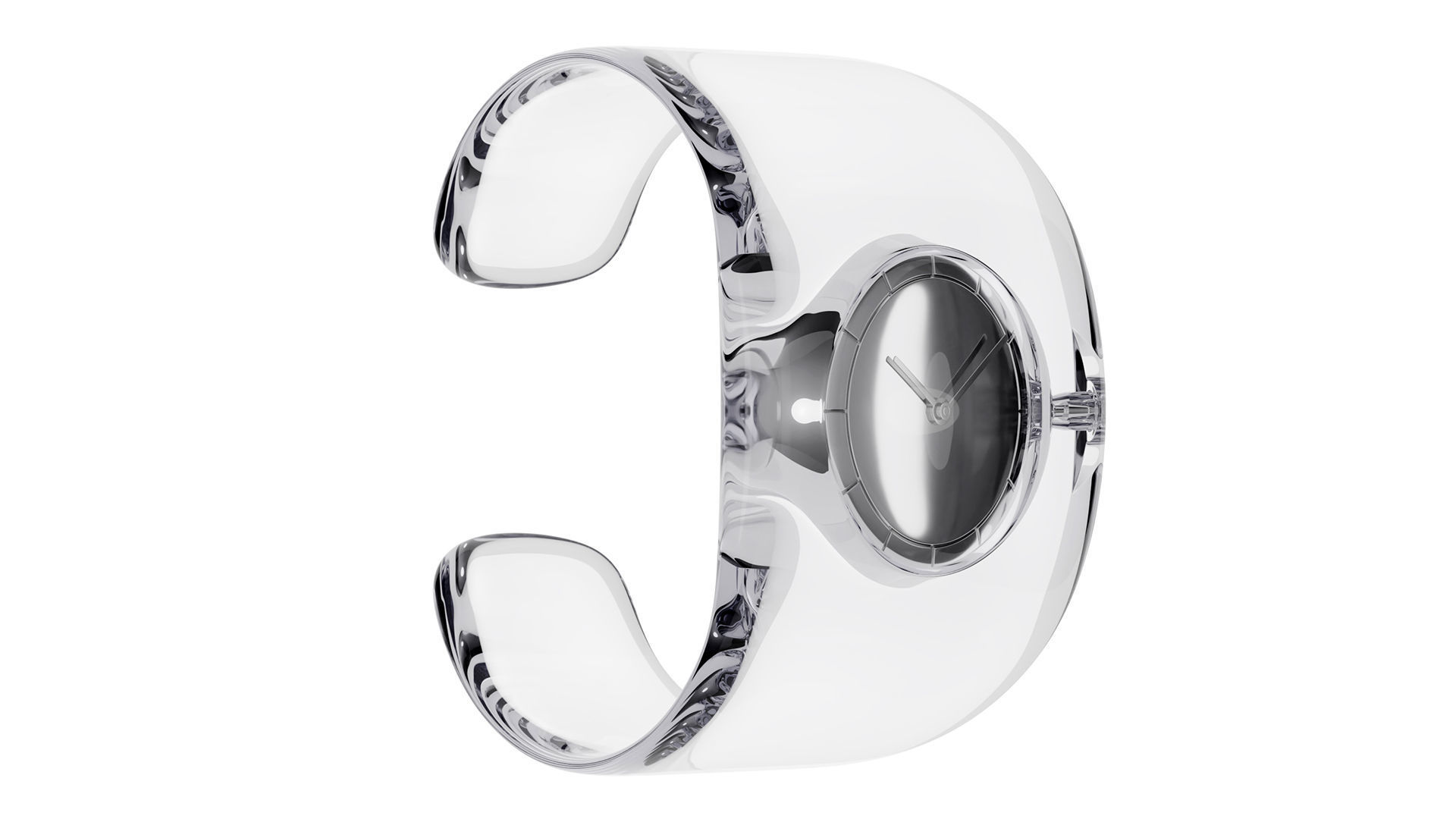 O Bold Bangle Watch 3D model | CGTrader