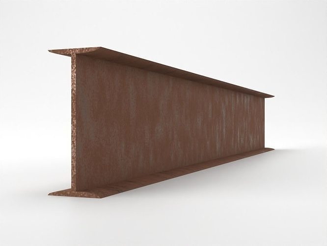 3D model Steel Beam IPN 300 - European Standard - DIN 1025-1 VR / AR ...