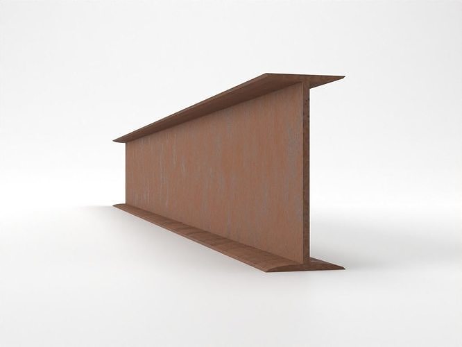 3D model Steel Beam IPN 280 - European Standard - DIN 1025-1 VR / AR / low-poly | CGTrader