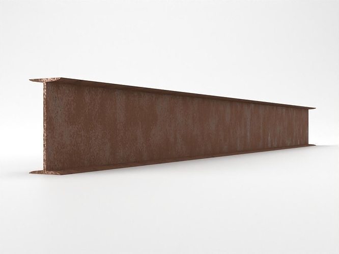 3D model Steel Beam IPN 220 - European Standard - DIN 1025-1 VR / AR ...