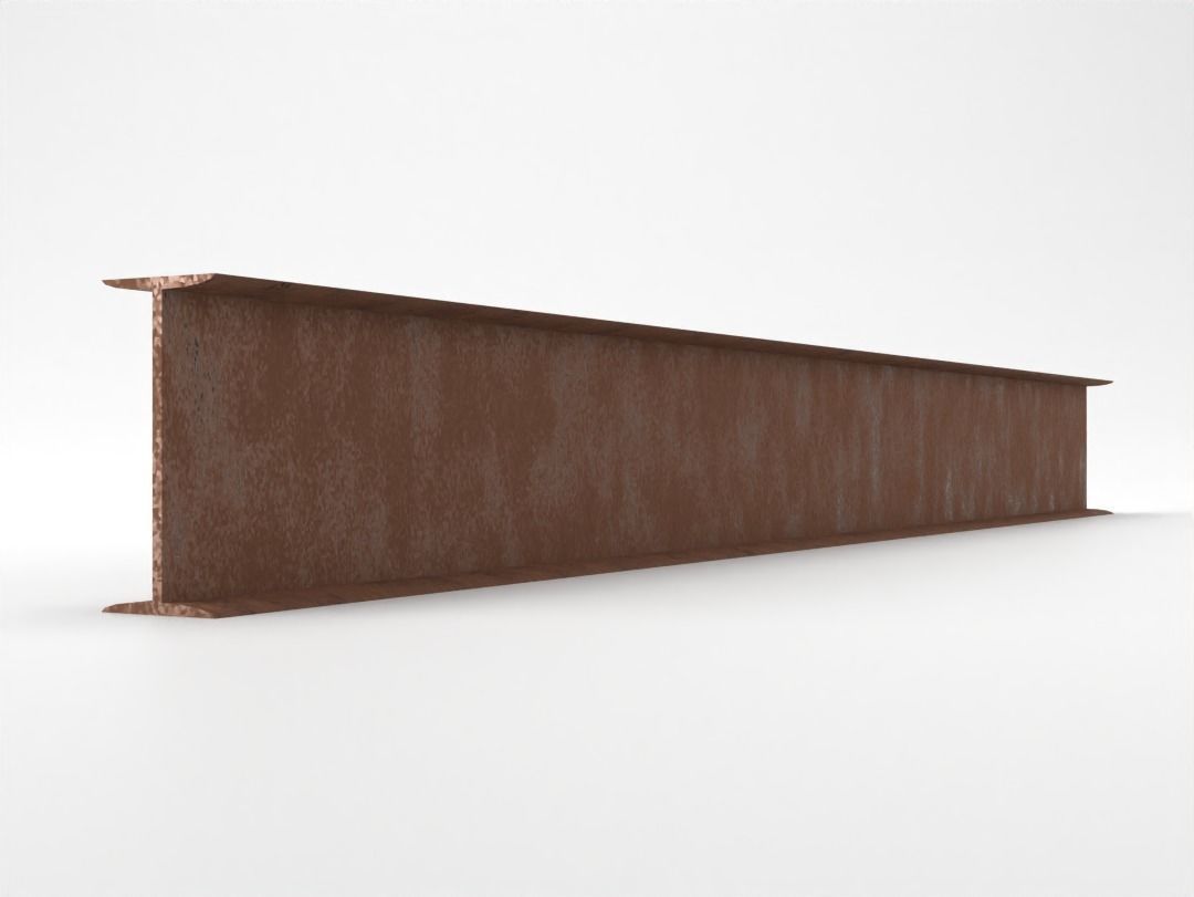 3D model Steel Beam IPN 220 - European Standard - DIN 1025-1 VR / AR ...