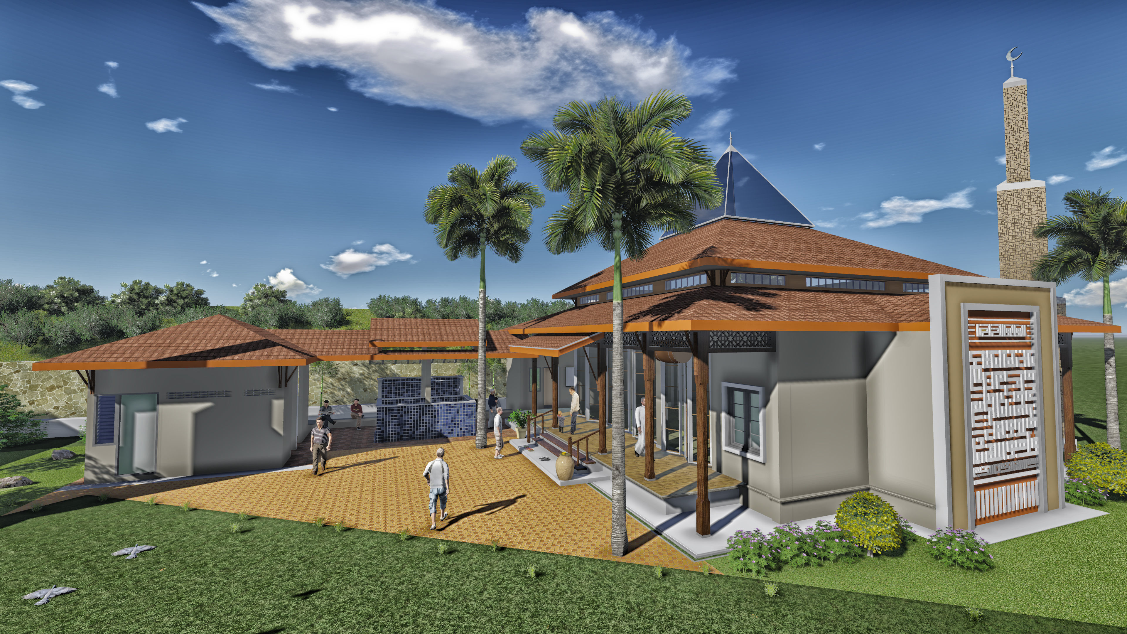 Surau02 3D model | CGTrader