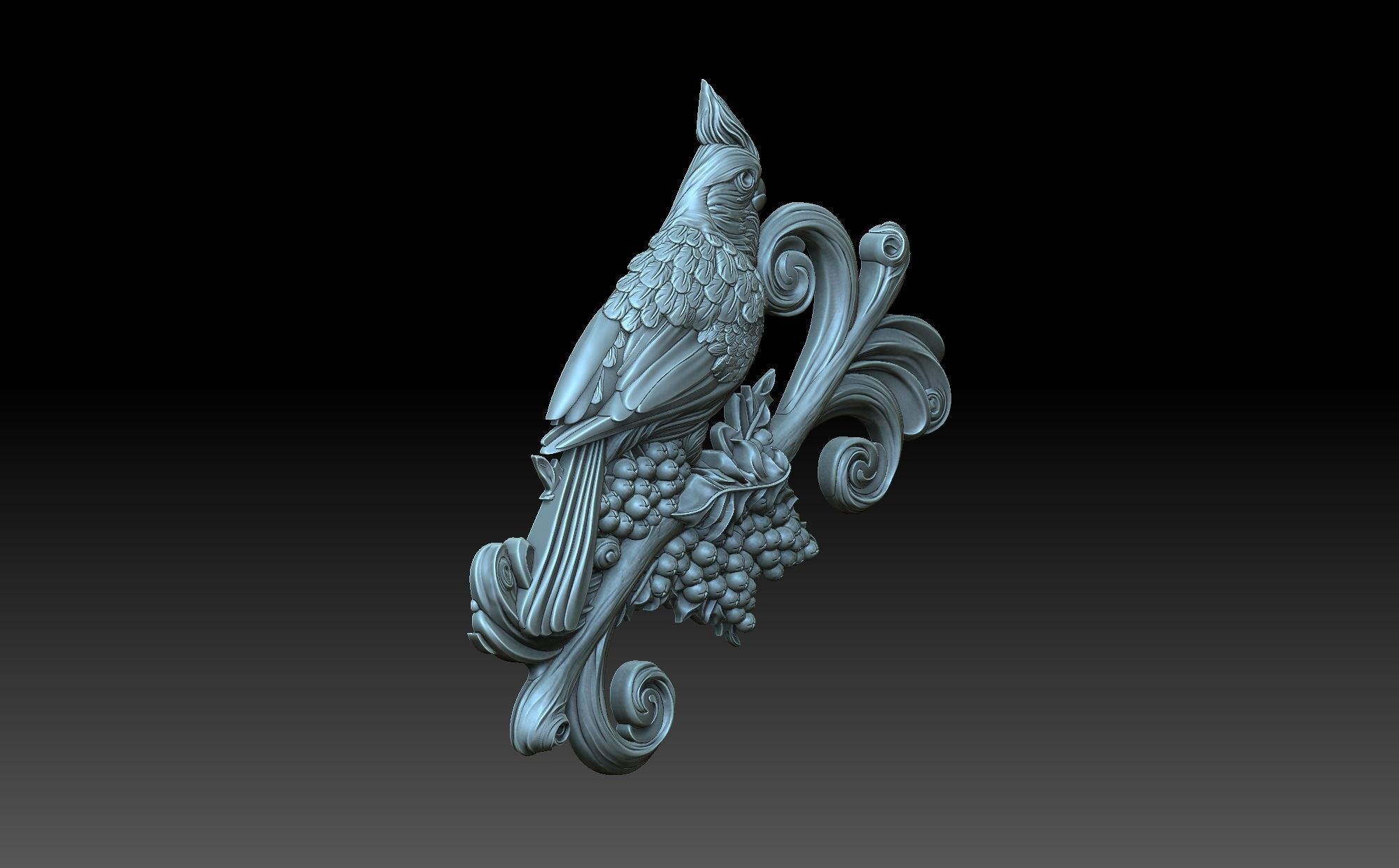 Cardinal Bird 3D model 3D printable | CGTrader