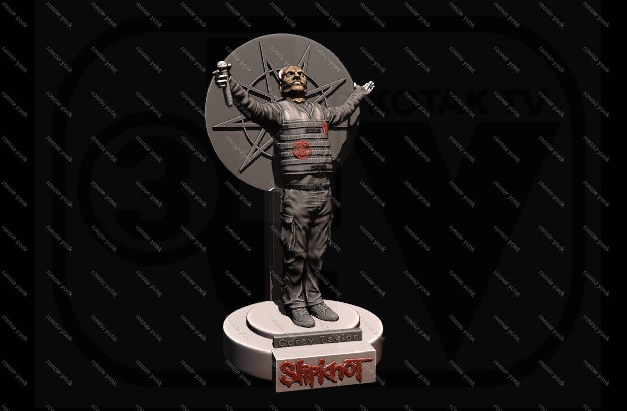 corey taylor slipknot - 3dprinting 3D model 3D printable | CGTrader