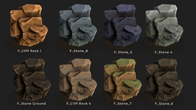 Stylized Stone Substance Smart Material Vol- 1 Texture | CGTrader