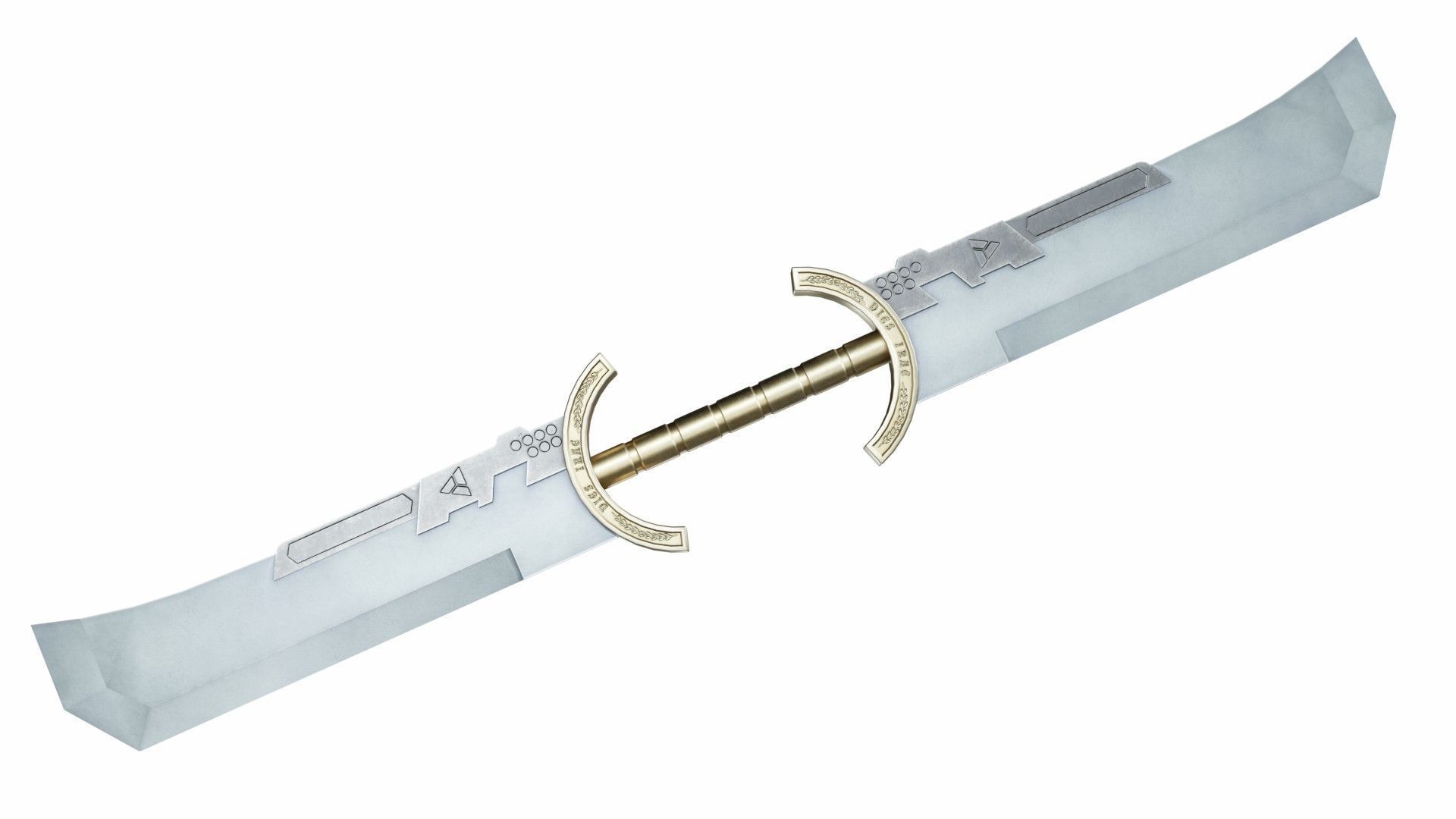 Double sword 4 3D model | CGTrader