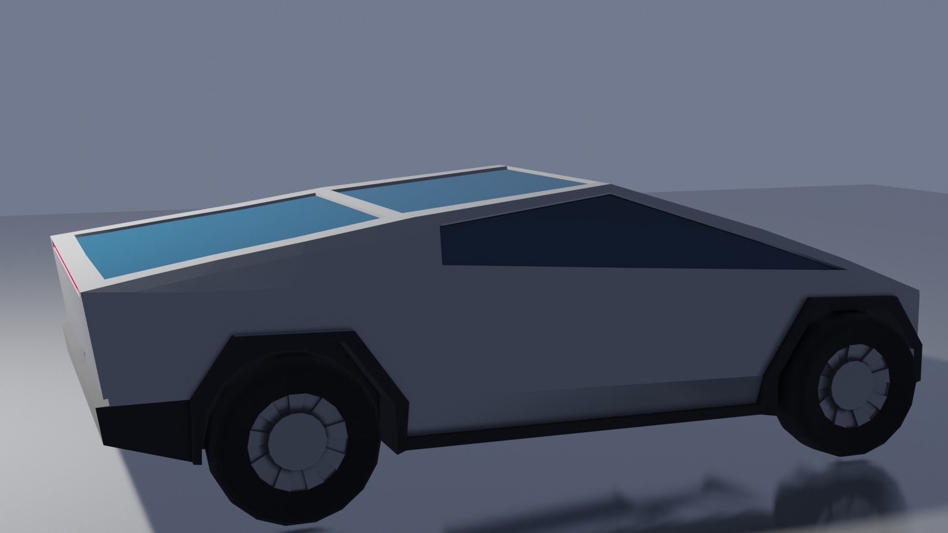Tesla cyber truck low poly 3D model | CGTrader