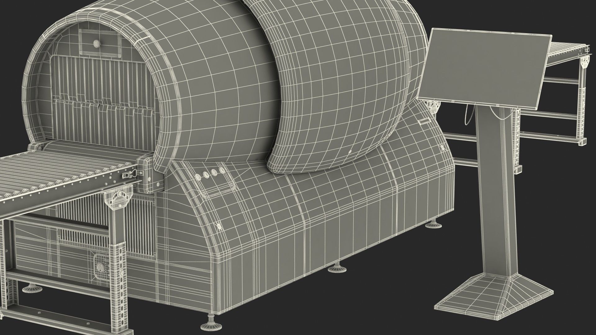Analogic ConneCT Baggage Scanner with Monitor 3D model | CGTrader