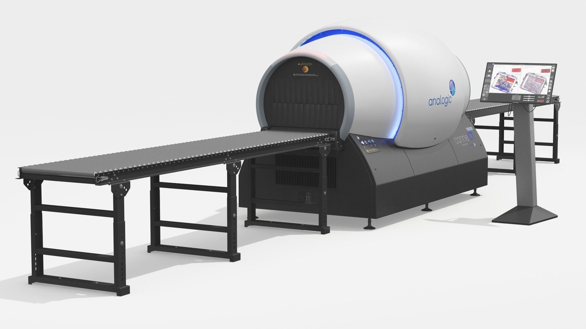 Analogic ConneCT Baggage Scanner with Monitor 3D model | CGTrader