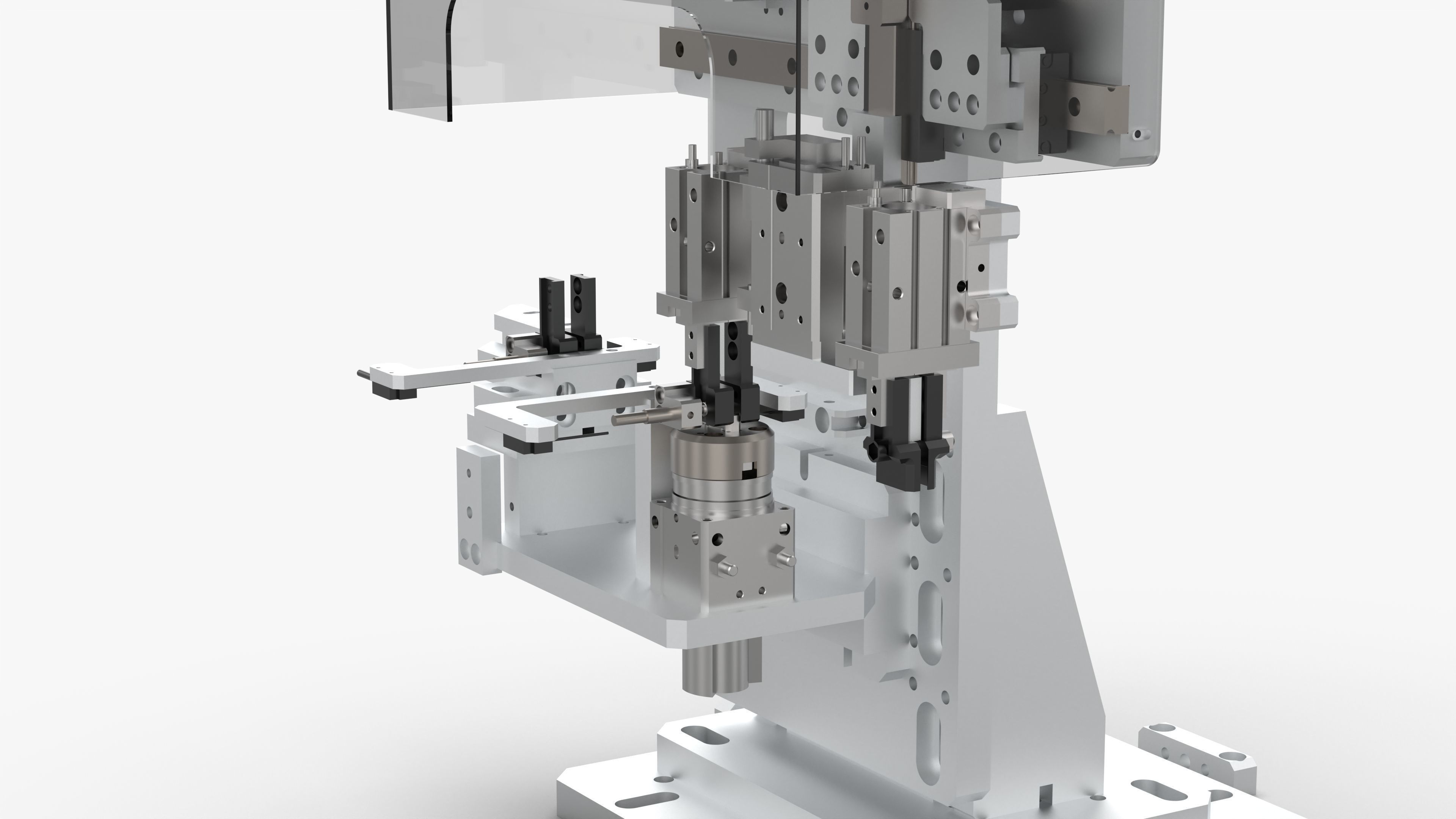 Double Station Cam Manipulator Mechanism 3D model | CGTrader