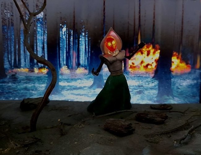 FLATWOODS MONSTER figurine 3D model 3D printable | CGTrader