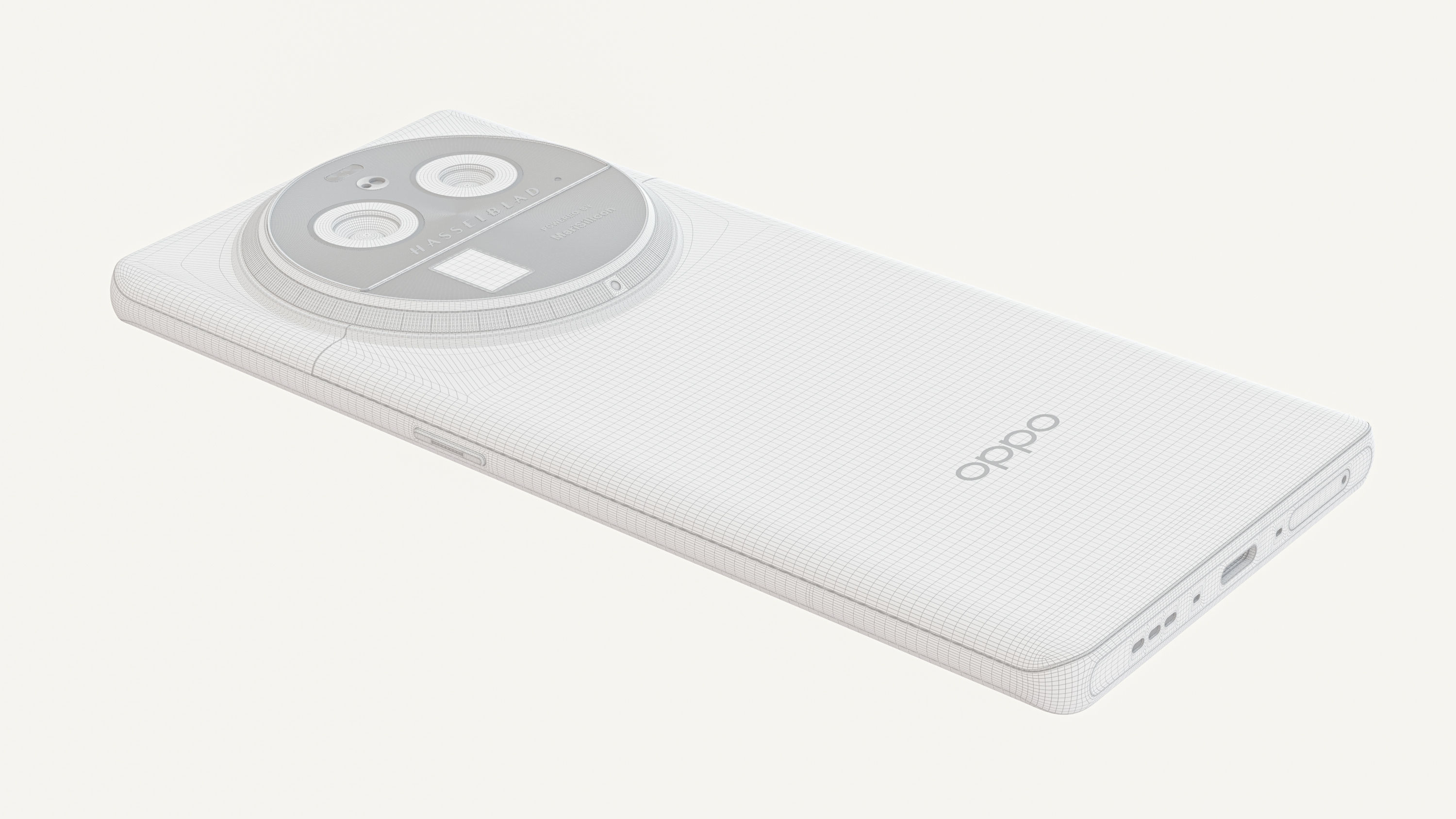 OPPO Find X6 Pro cell phone 3D model | CGTrader