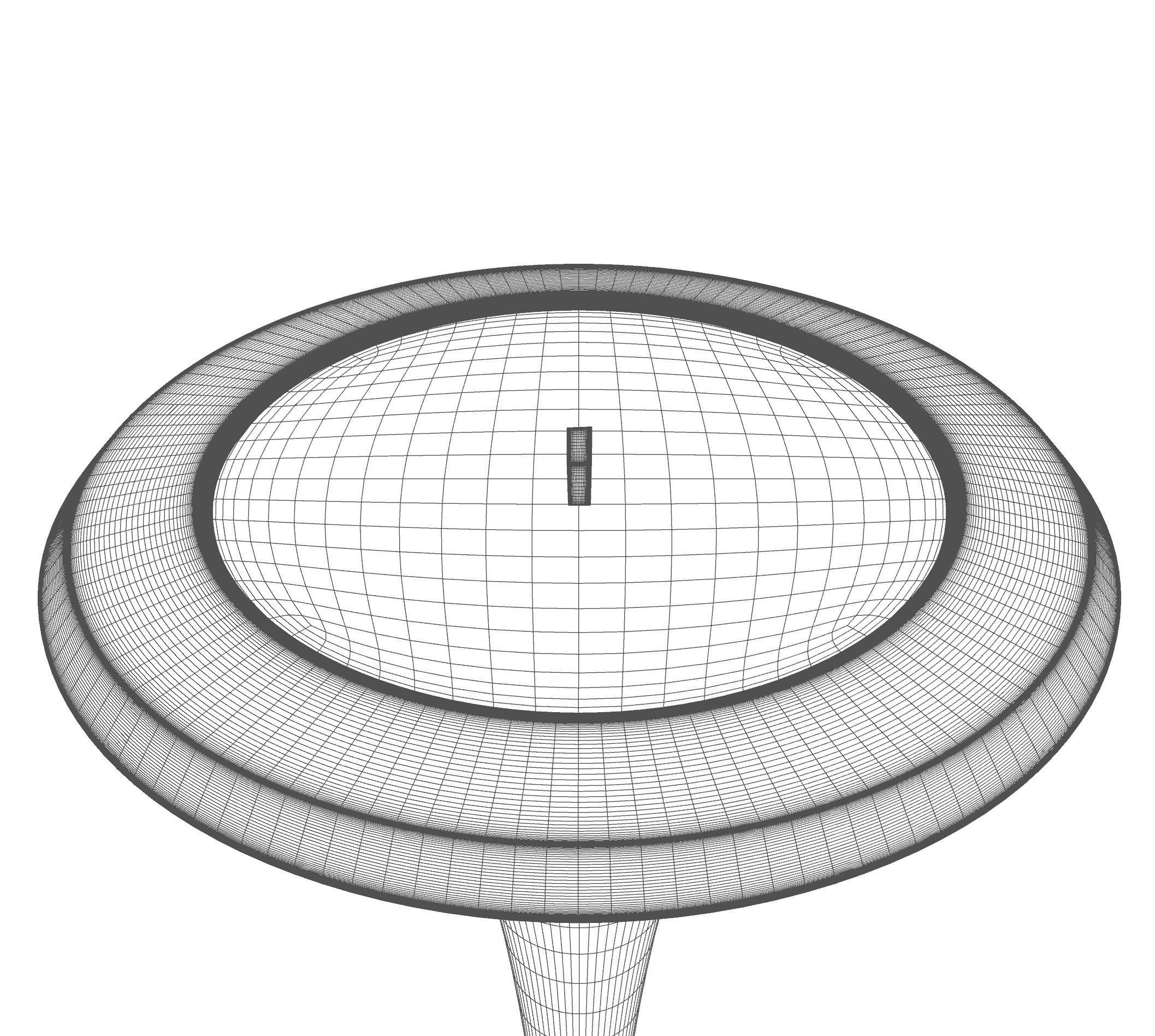 Marble Sundial And Concrete Plinth 3D model | CGTrader