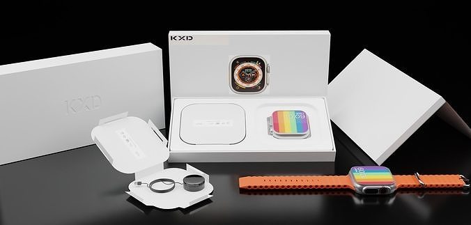 3D model KDX Smart watch full set 3d model VR / AR / low-poly | CGTrader