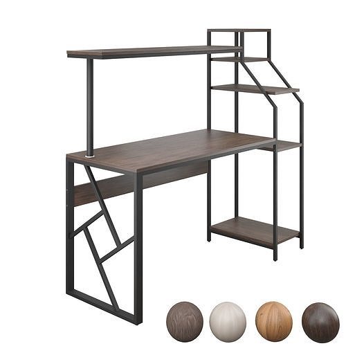 computer desk 3D model | CGTrader