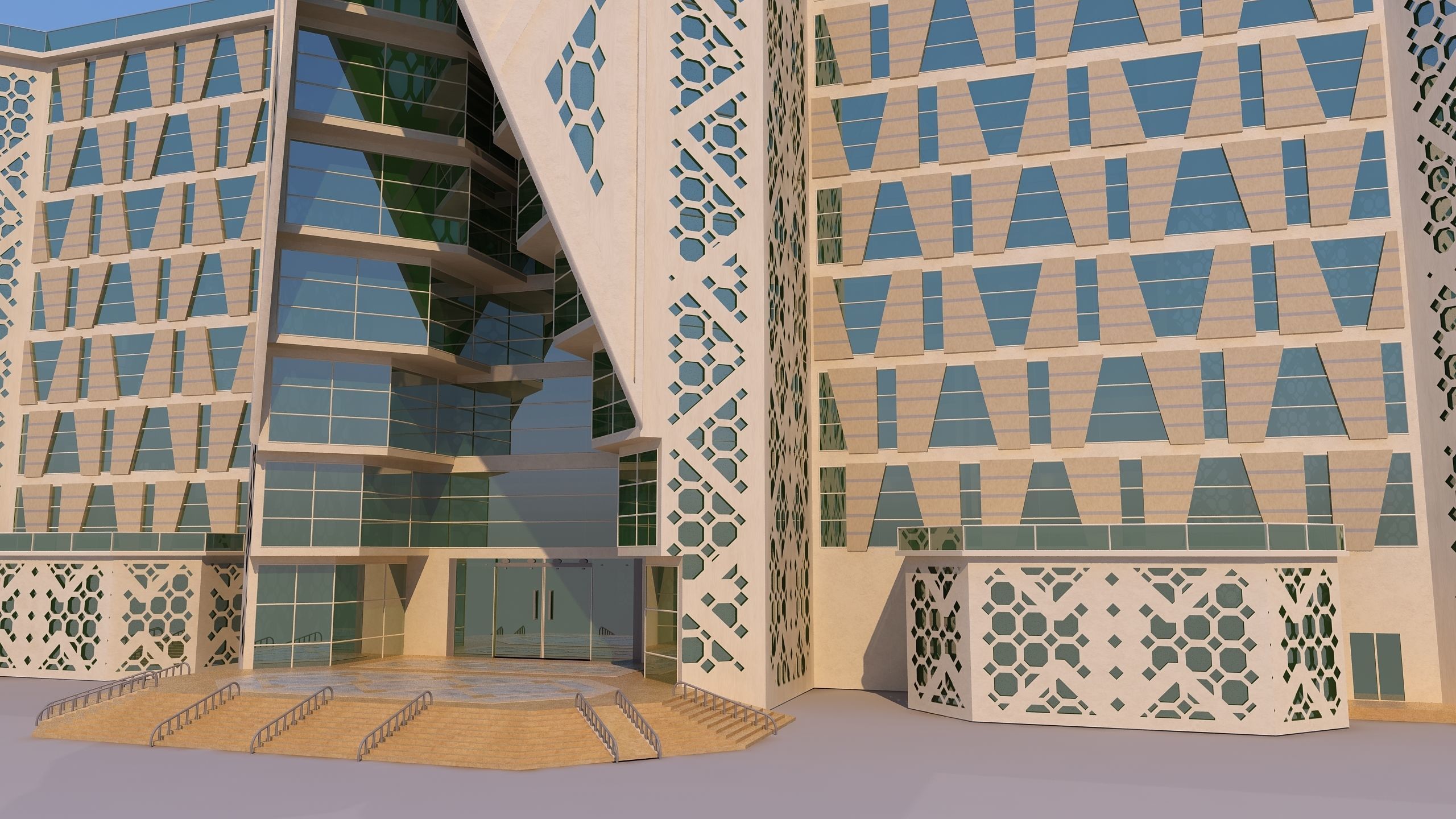 0153 - Courthouse Building 3D model | CGTrader