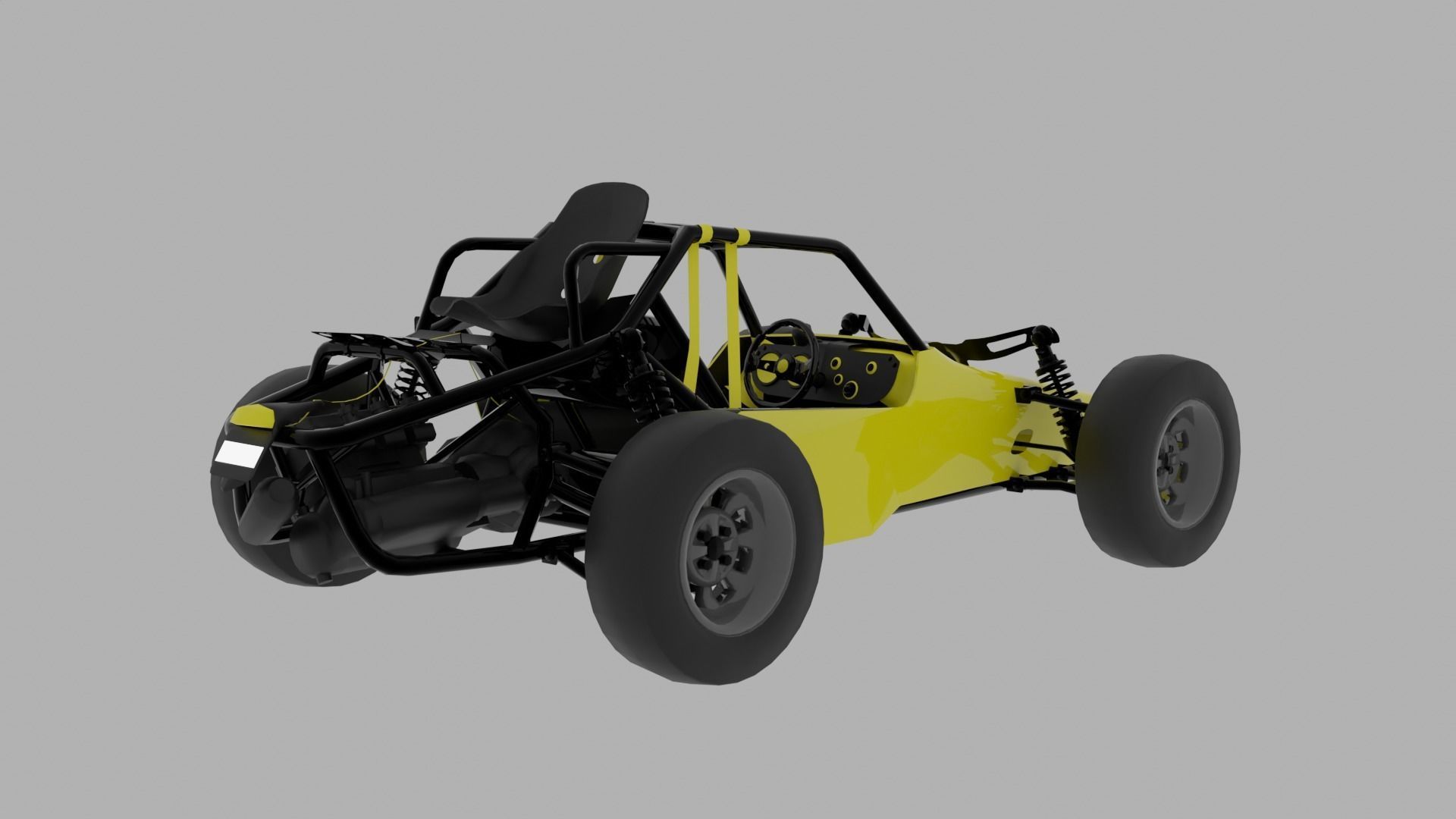 PUBG buggy 3D model | CGTrader