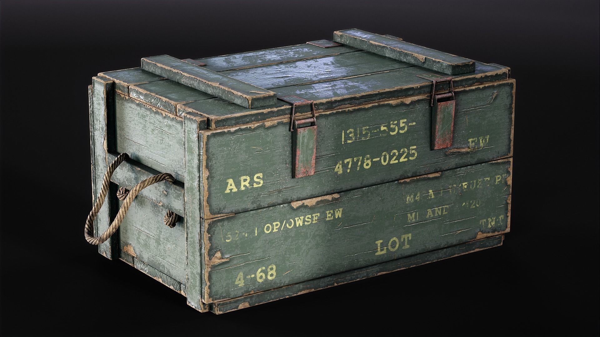3D model Military Box - Game Ready - PBR VR / AR / low-poly | CGTrader