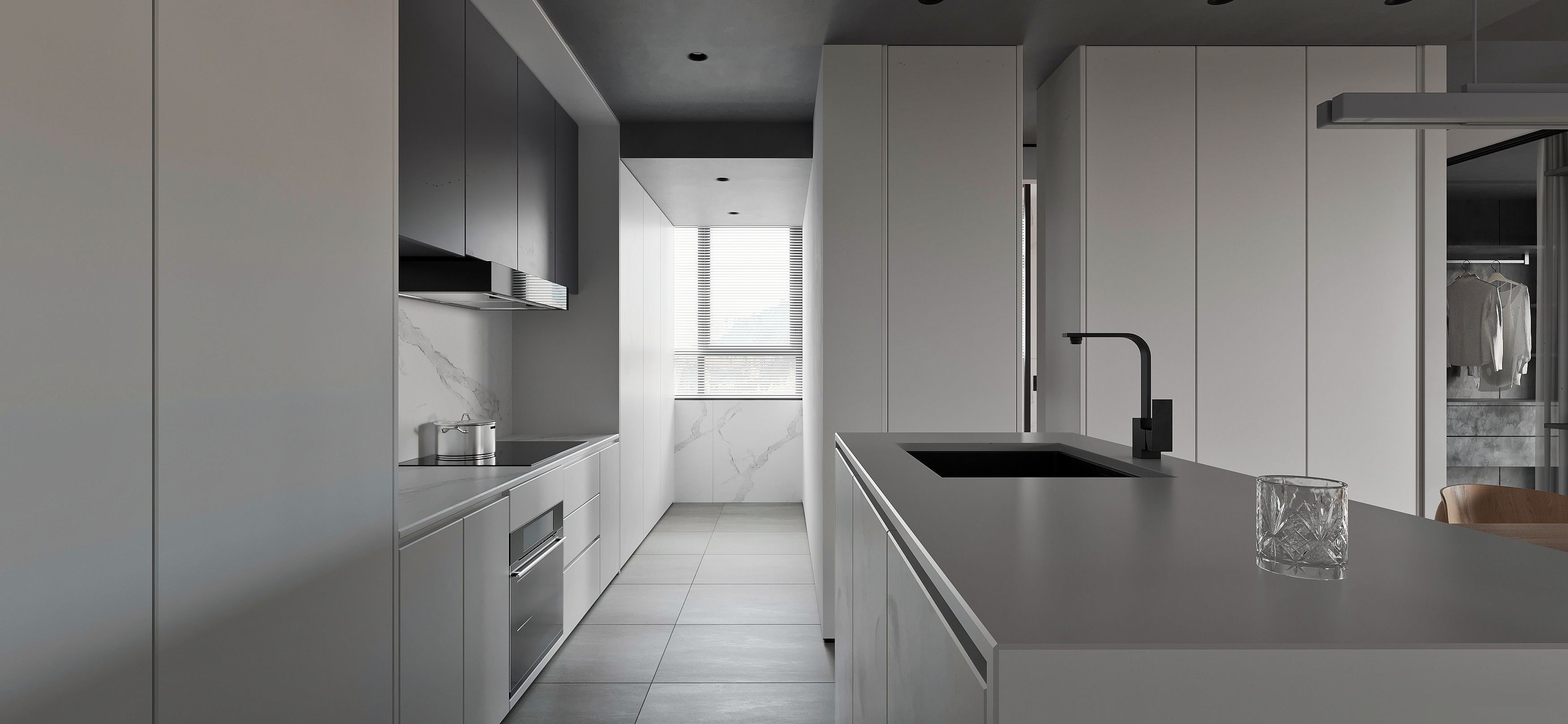 Modern apartment interior design 3d model 3D model | CGTrader