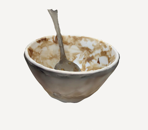 Dirty Bowl 3D model 3D printable | CGTrader