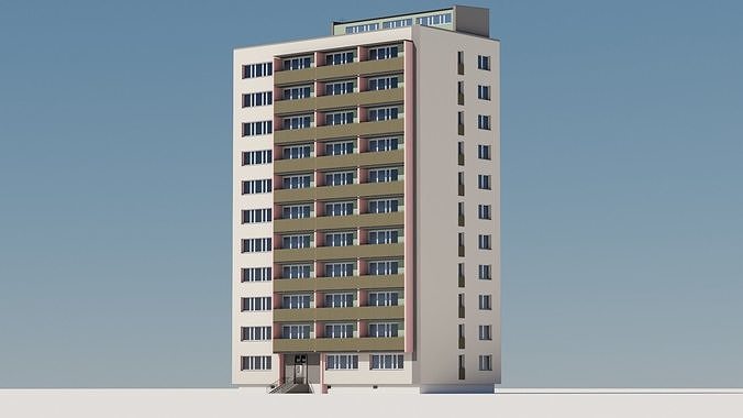 Eastern European Building 015 free VR / AR / low-poly 3D model | CGTrader