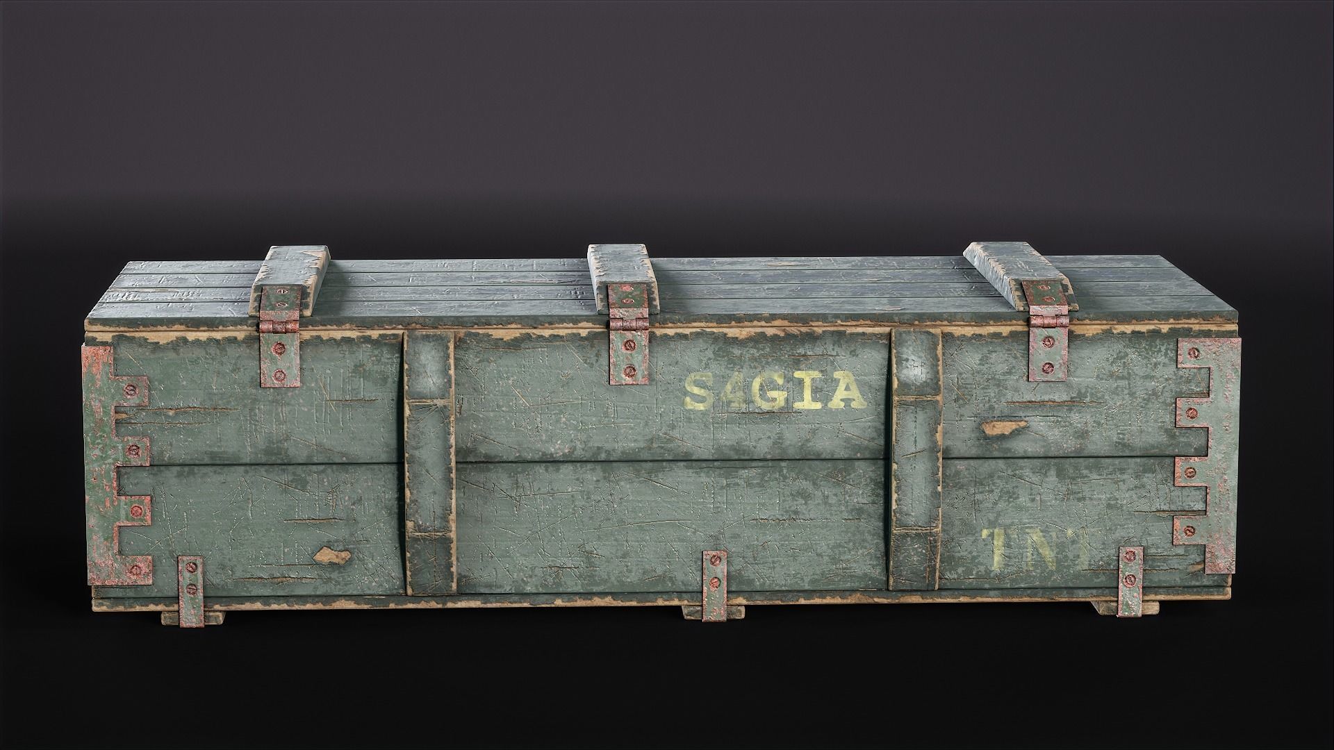 3D model Military large Box - Game Ready - vol2 VR / AR / low-poly ...