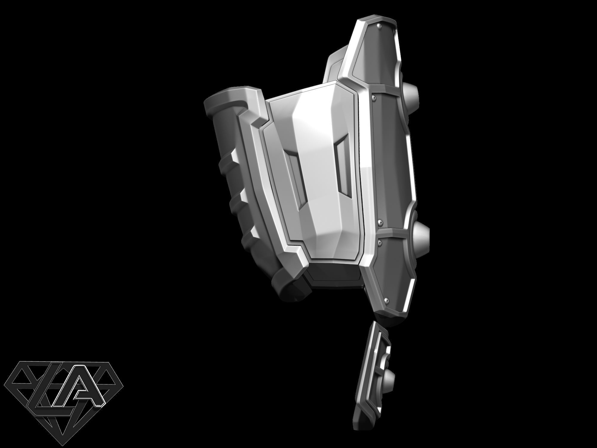 Combat arm protection night sentinel 3D model 3D printable | CGTrader