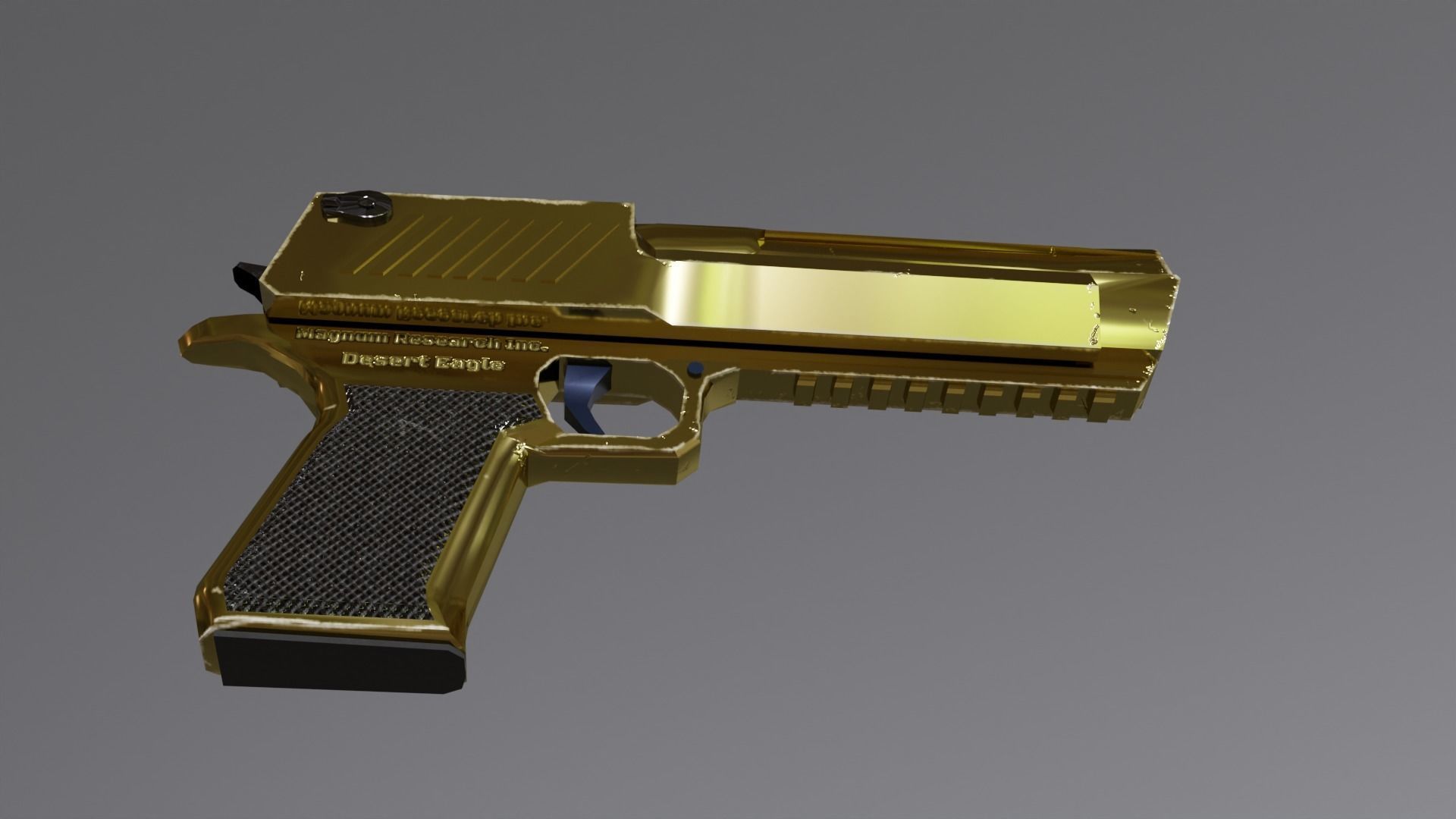 Desert Eagle Low-Poly Handgun free VR / AR / low-poly 3D model | CGTrader