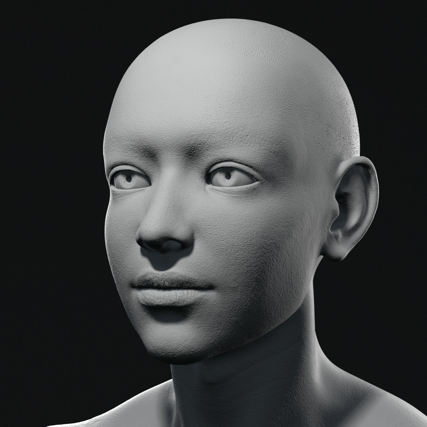 3D model Real Time Male Head 3D Model VR / AR / low-poly | CGTrader