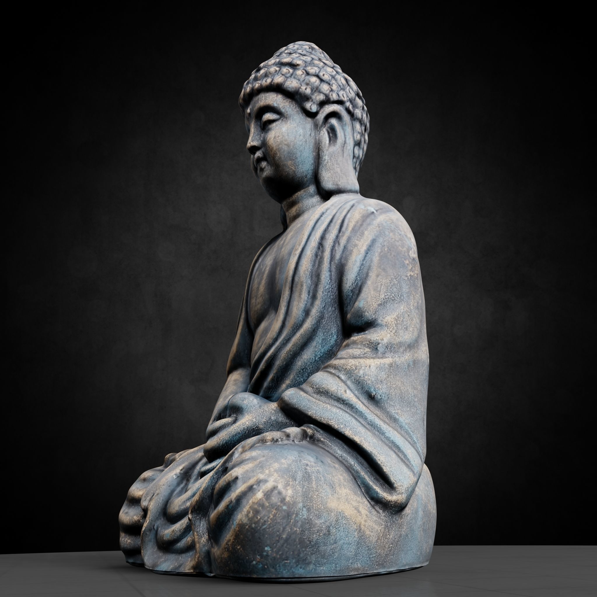 3D model Buddha Photorealistic PBR VR / AR / low-poly | CGTrader