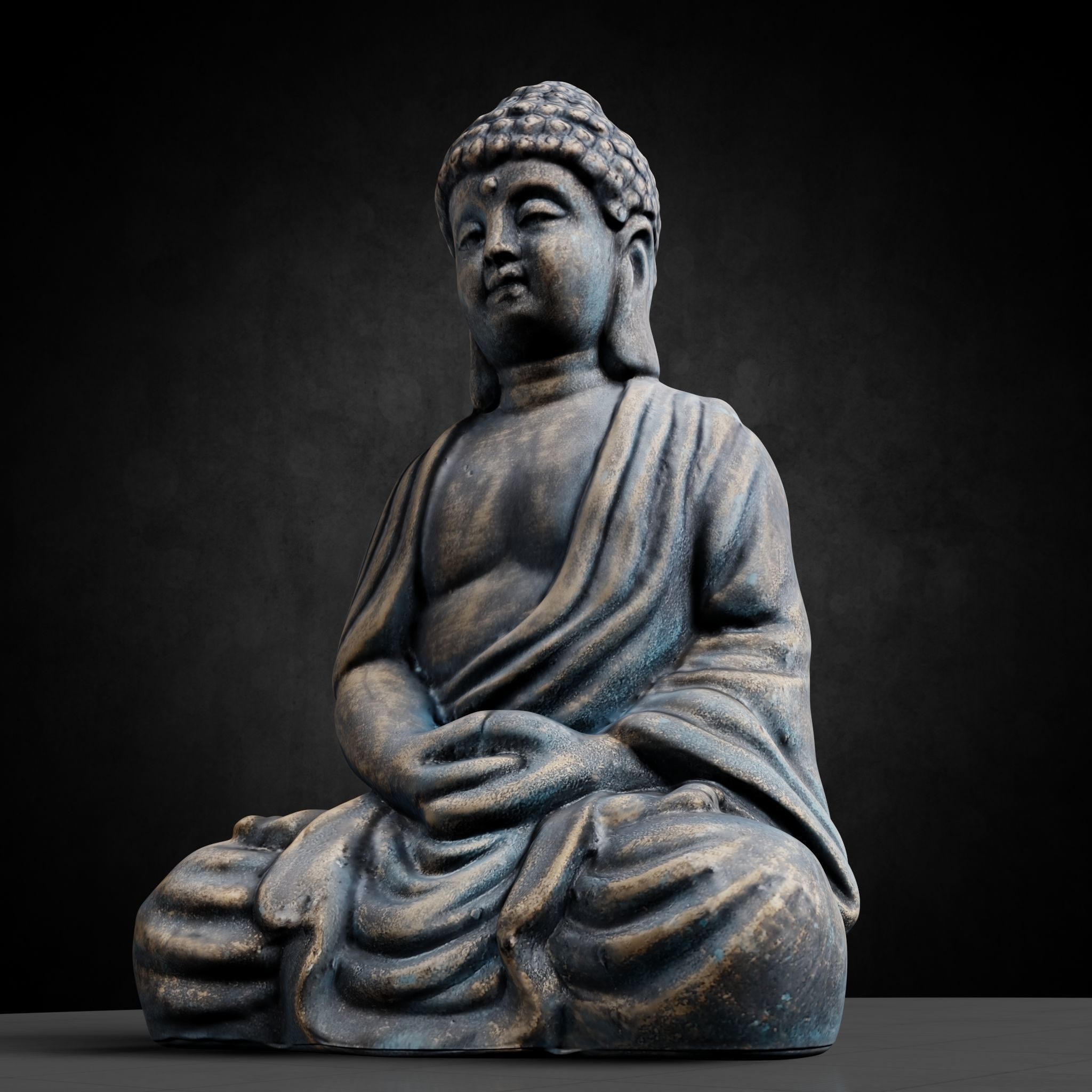 3D model Buddha Photorealistic PBR VR / AR / low-poly | CGTrader