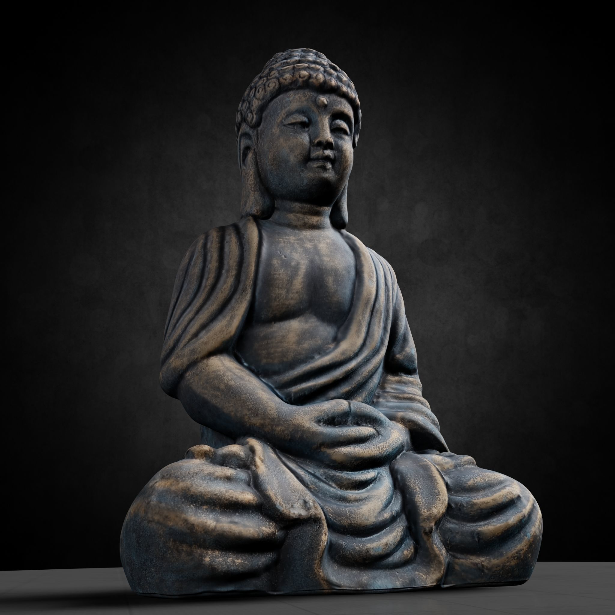 3D model Buddha Photorealistic PBR VR / AR / low-poly | CGTrader