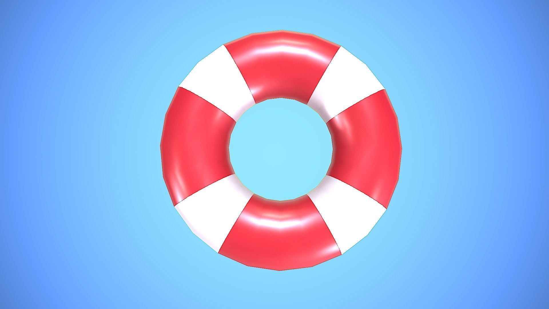 3D model DONUT FLOAT CARTOON STYLIZED VR / AR / low-poly | CGTrader