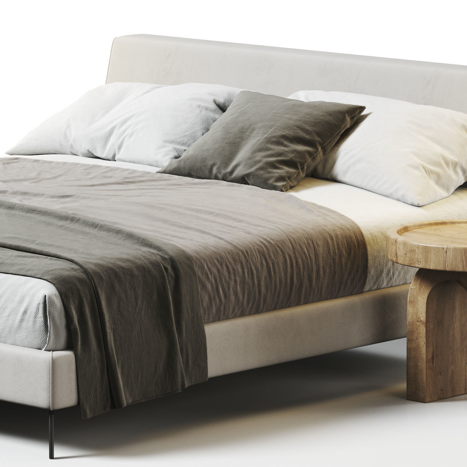 Meridiani Louis Up Bed 3D model | CGTrader