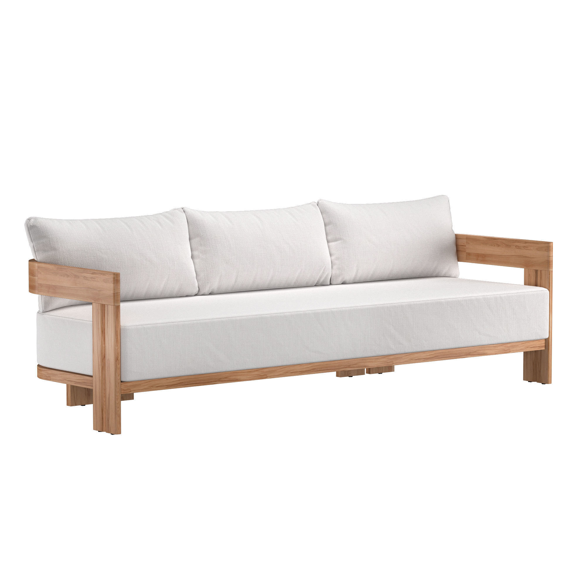 MATIRA TEAK SOFA 3D model | CGTrader