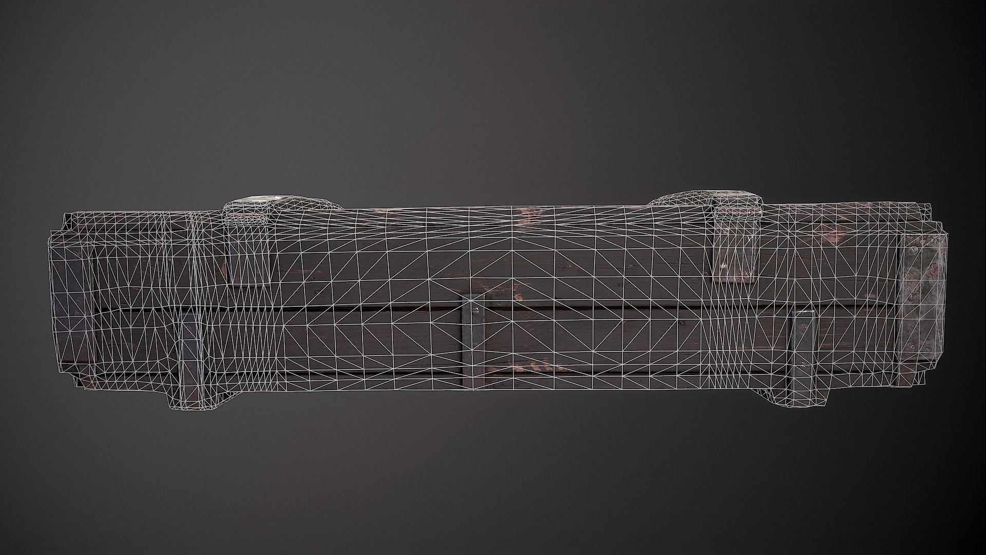 3D model Military box Low-poly 3D model Low-poly 3D model VR / AR / low ...