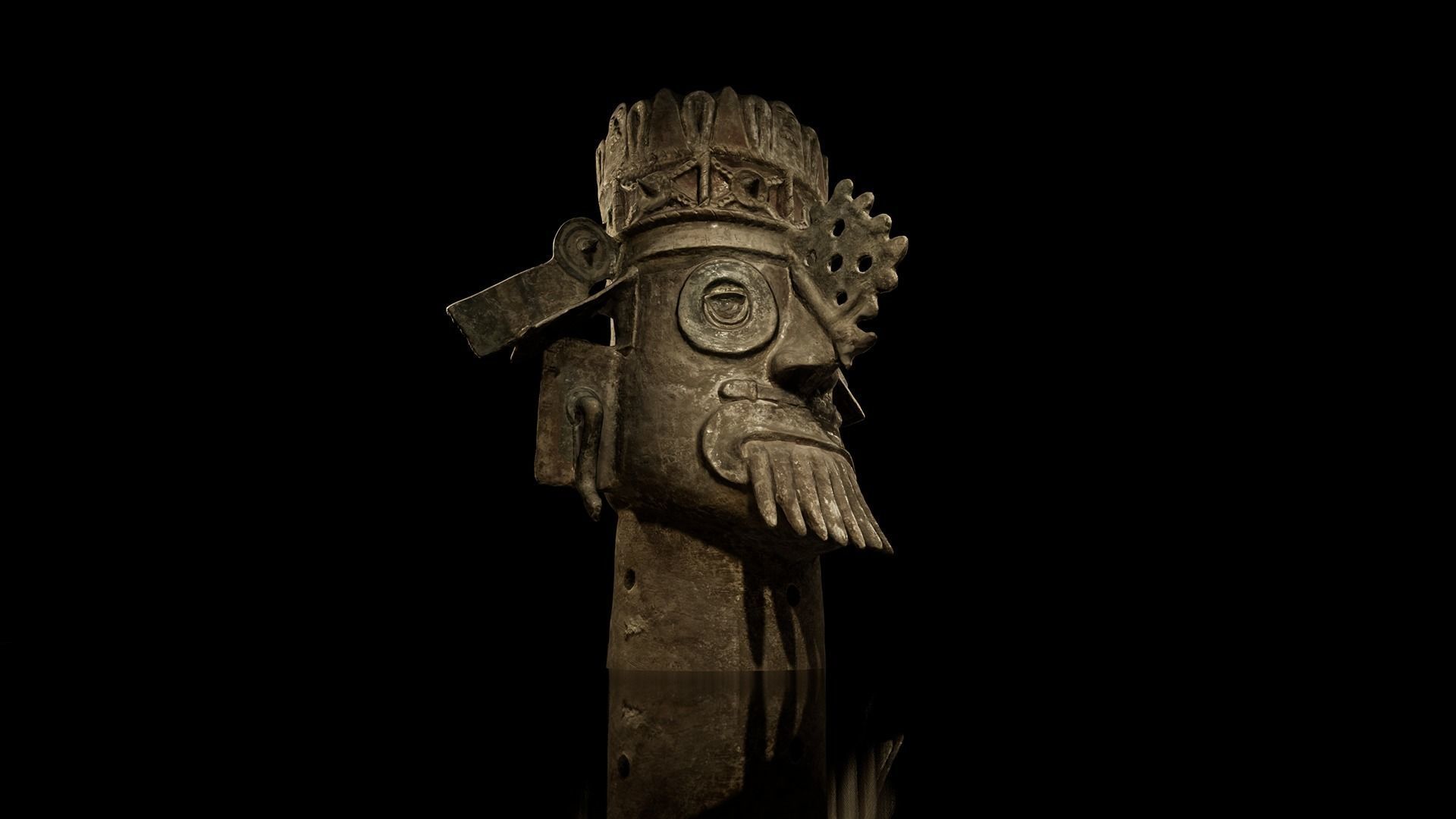 Mesoamerican Statues 3D model | CGTrader