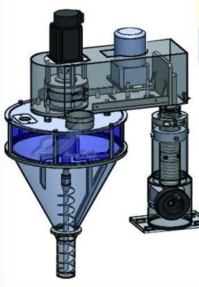 Auger Powder Filling Machine 3D model | CGTrader
