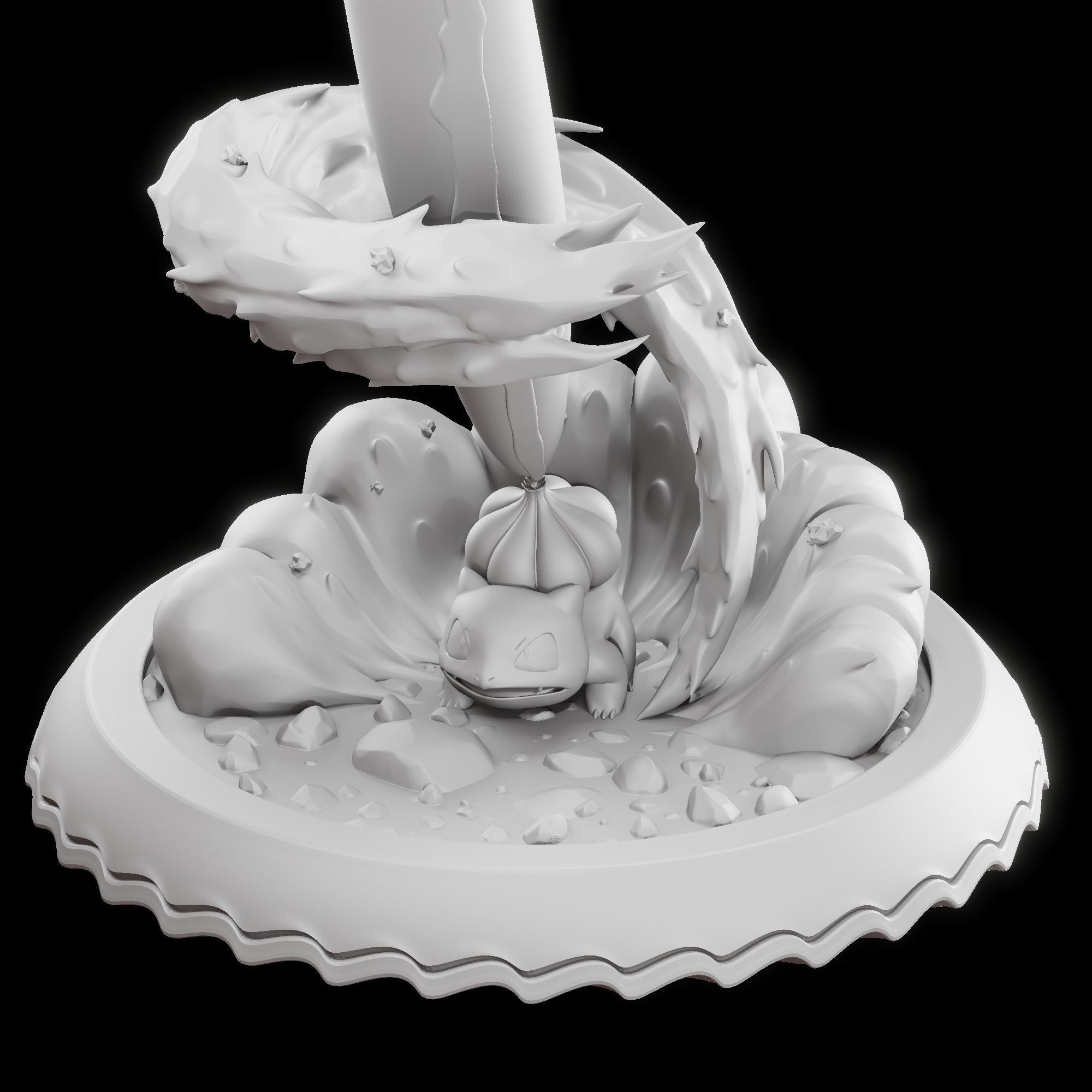 Bulbasaur sculpt for zbrush 3D model | CGTrader